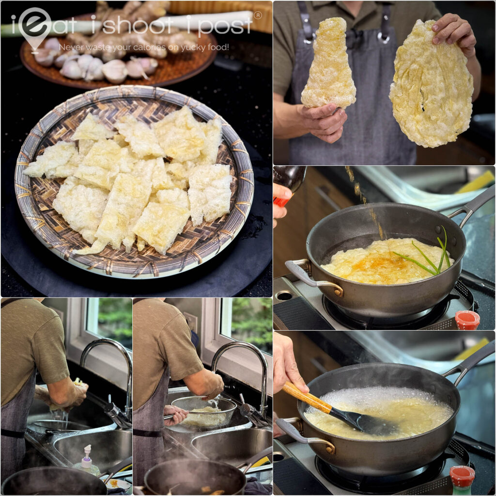 Braised Fish Maw and Pork Trotter Recipe: with Kikkoman Less Salt Soy ...