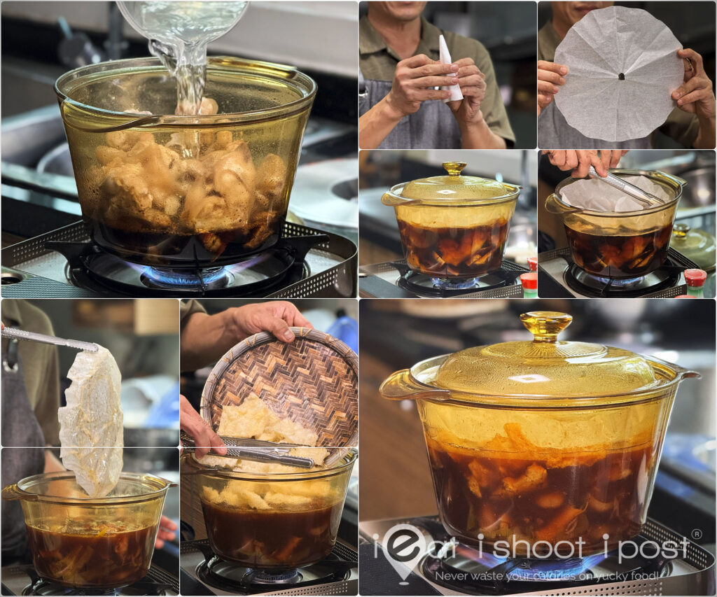 Braised Fish Maw and Pork Trotter Recipe: with Kikkoman Less Salt Soy ...